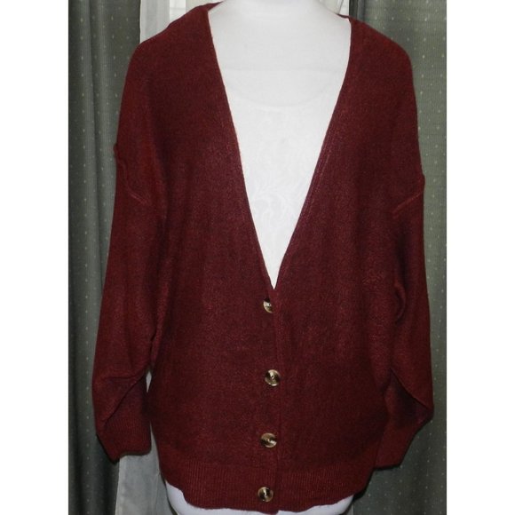 Zenana Outfitters | Sweaters | Zenana Size 2x Purple Marled Cardigan ...